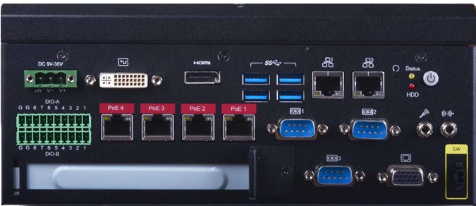 EC510/EC511-SD - Fanless Embedded System with PoE | Hectronic